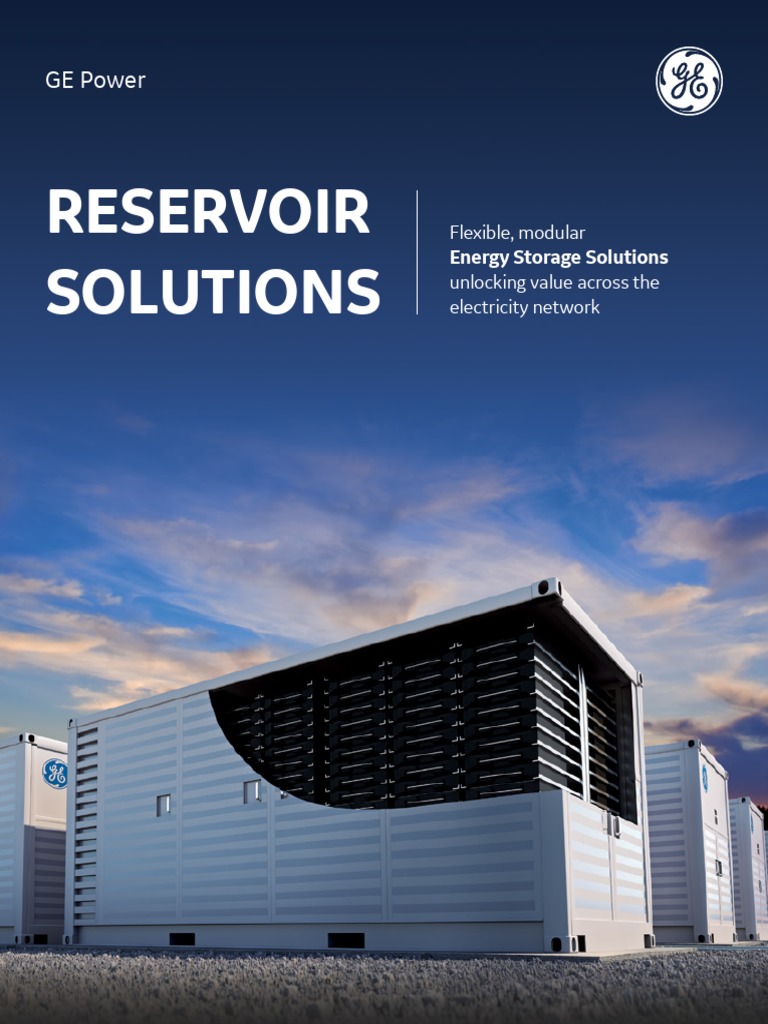 Reservoir Solutions: GE Power | PDF | Electrical Grid | Solar Power