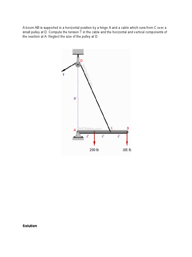 Equilibrium of Non Concurrent Force System | PDF | Truss | Triangle