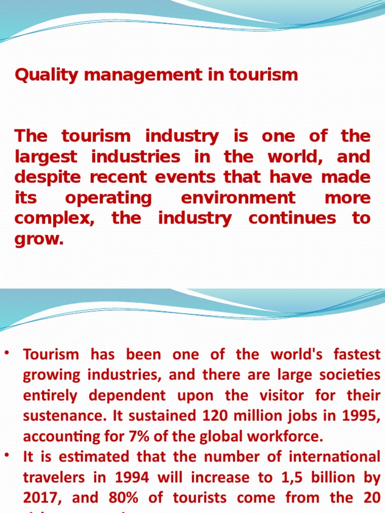Quality Management in Tourism | PDF | Customer Satisfaction | Tourism
