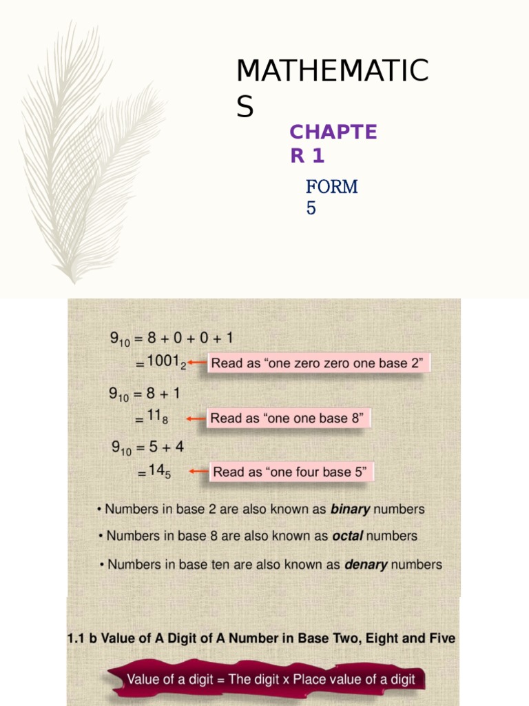 Maths Form 5 | PDF
