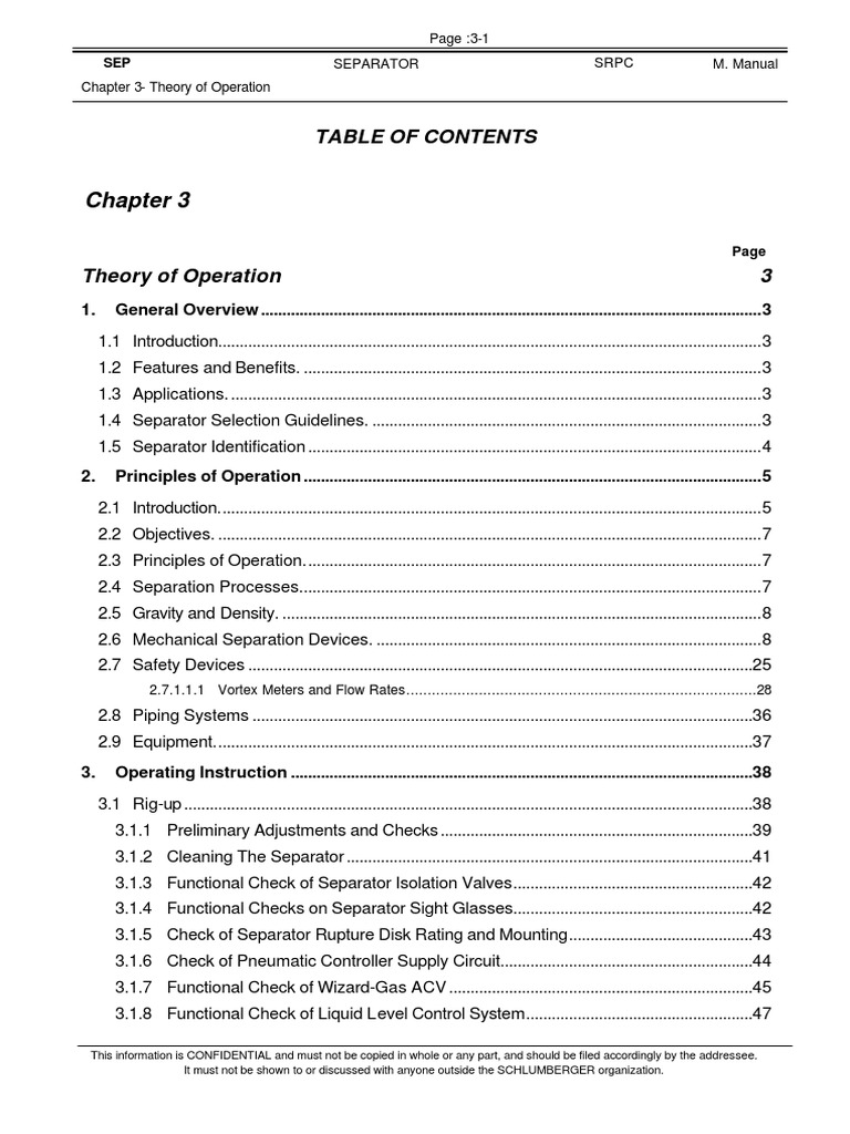 Separator Manuel Schlumberger | PDF | Valve | Flow Measurement