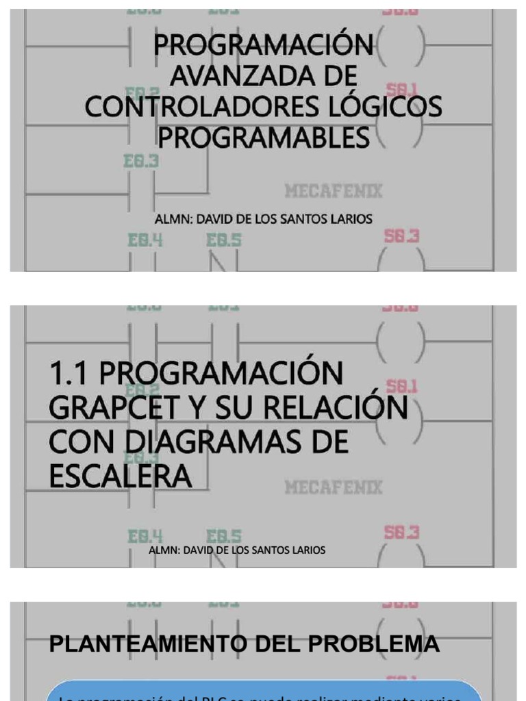 Programacion Avanzada de Controladores Logicos Programables | PDF ...