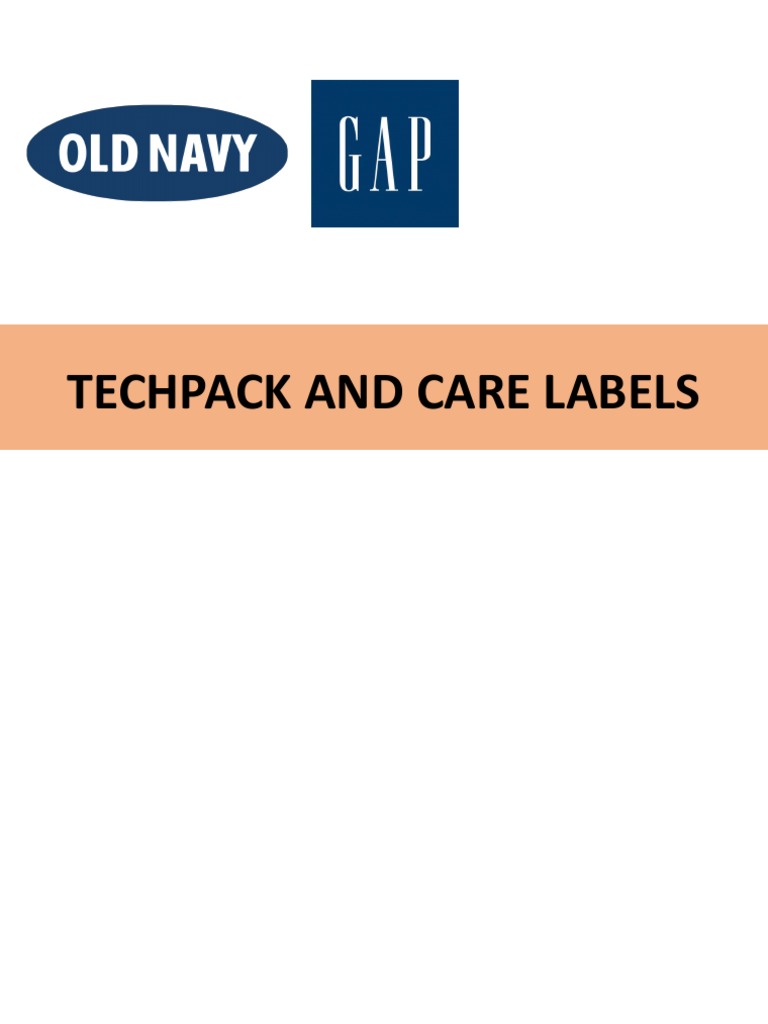 Techpack and Care Labels | PDF