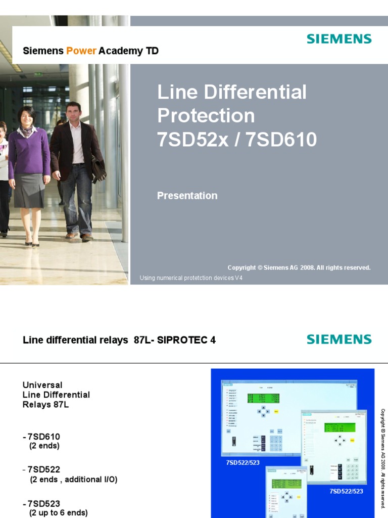 Siemens 87L - Compatibility Mode | PDF | Relay | Logic Gate