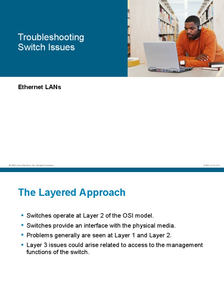 Troubleshooting Switch Issues: Ethernet Lans | PDF | Ethernet | Network ...