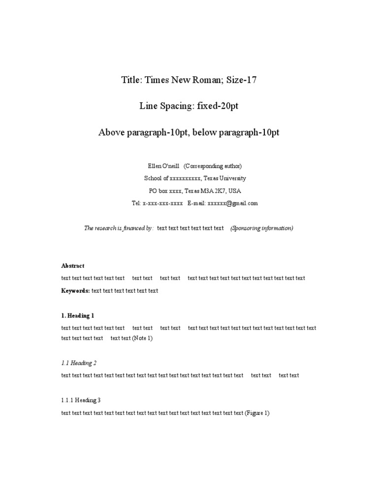 Scopus Journal Paper Formatting Guide | PDF | Language Arts & Discipline