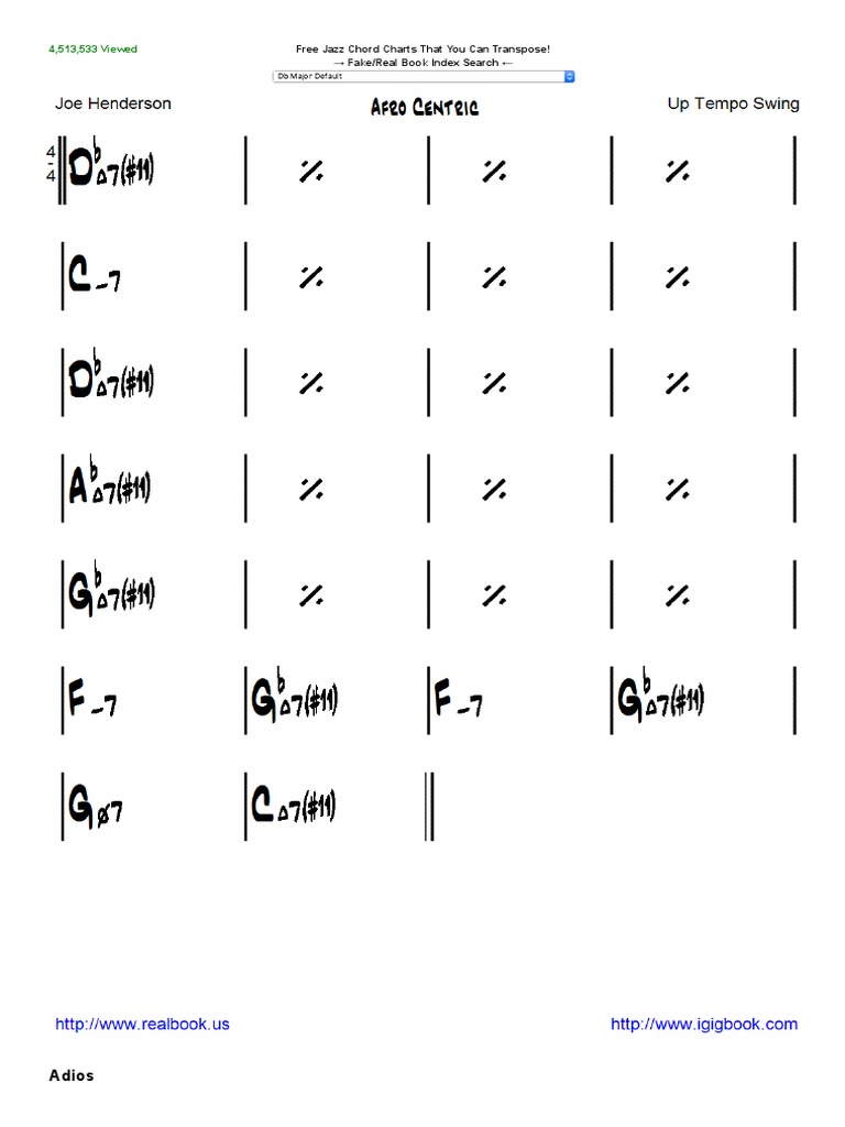 Afro Centric Chord Chart | PDF