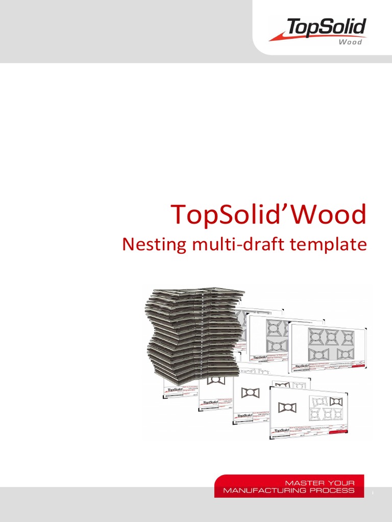 Topsolid'Wood: Nesting Multi-Draft Template | PDF | Computer File | Subroutine
