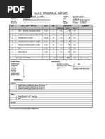 Daily Welding Progress Report | PDF