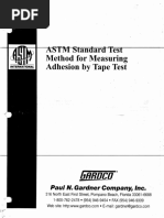 ASTM D-3359 Medición de Adherencia Prueba de cinta | PDF | Adhesion ...