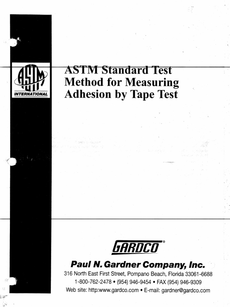 Astm D3359-02 | PDF