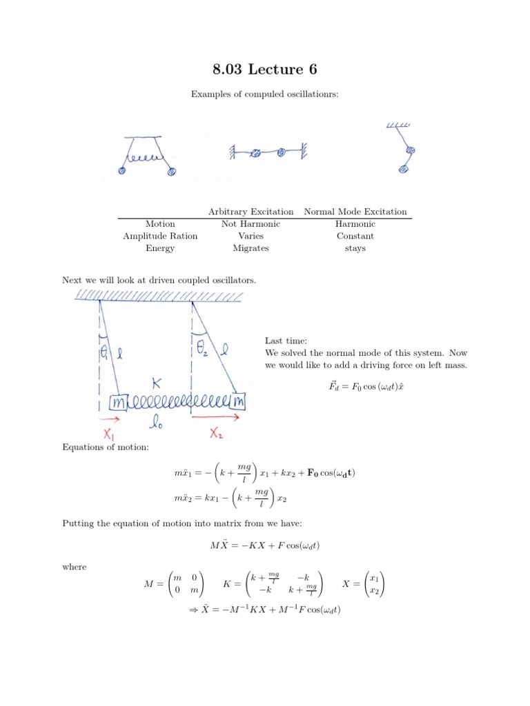 MIT8 03SCF16 Lec6 PDF | PDF | Equations | Mechanics