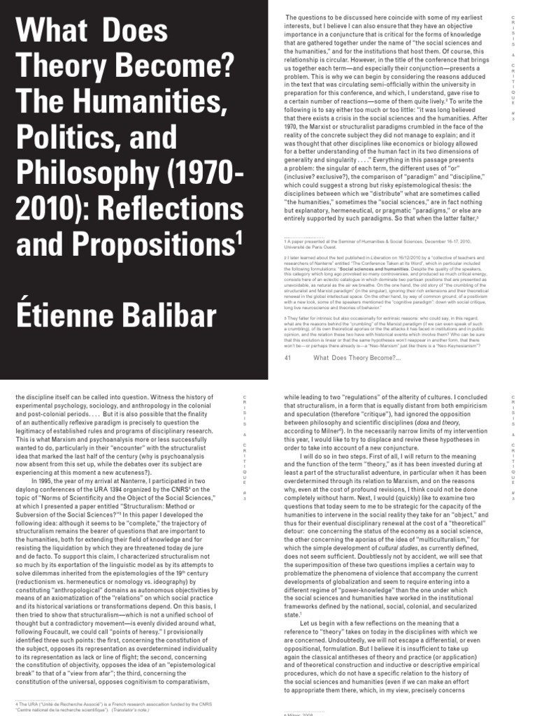 What Does Theory Become PDF | PDF | Social Science | Theory