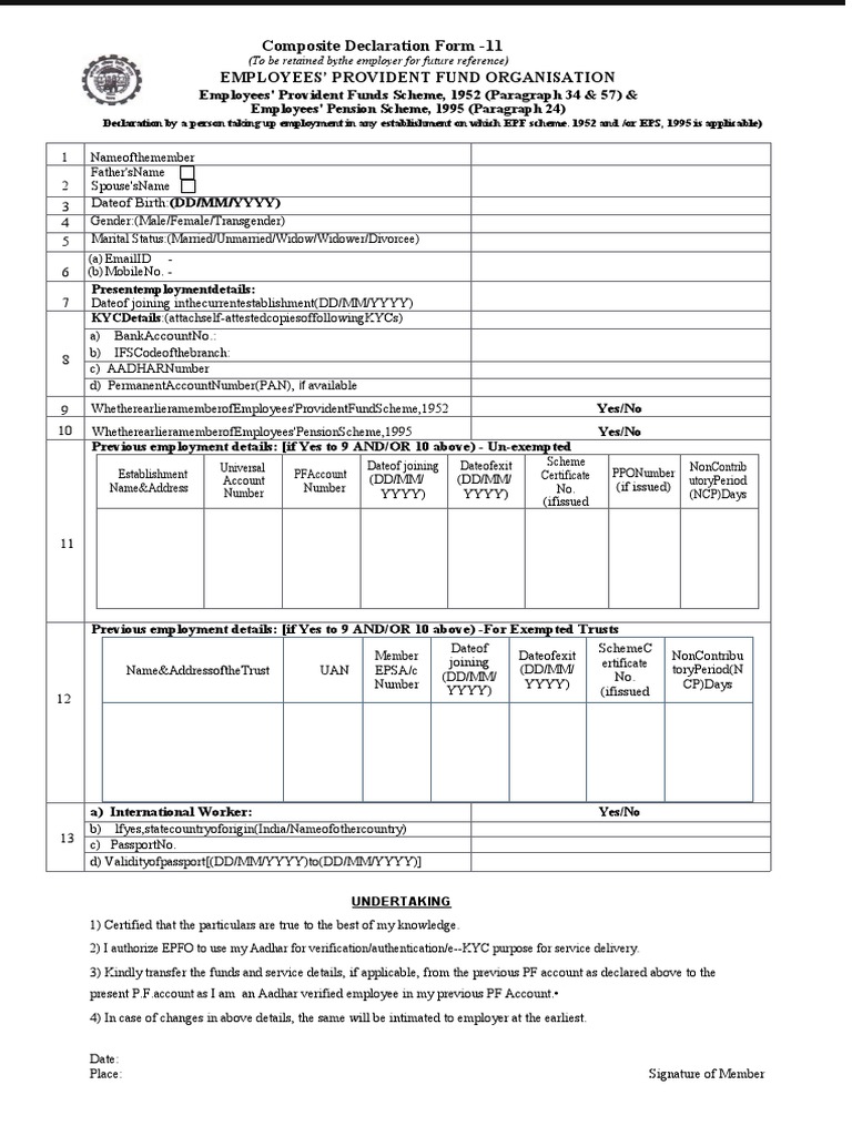 India Statutory Form Template | PDF | Social Institutions | Social Science