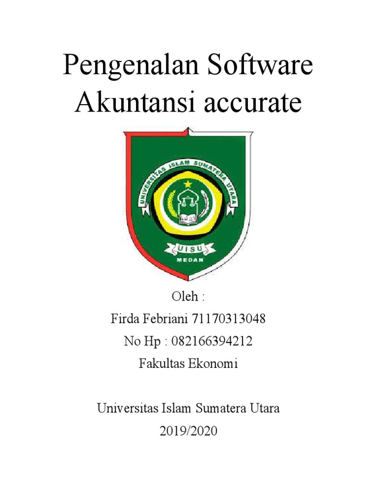 Pengenalan Software Akuntansi Accurate | PDF