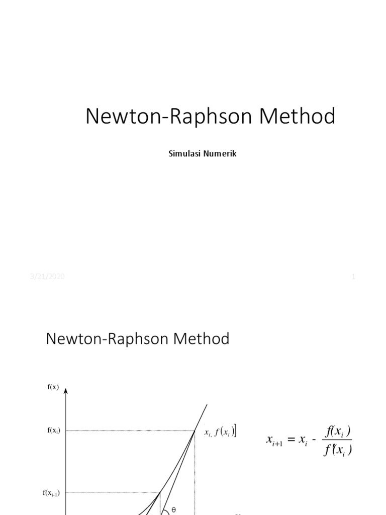 An In-Depth Explanation of the Newton-Raphson Method for Finding the ...