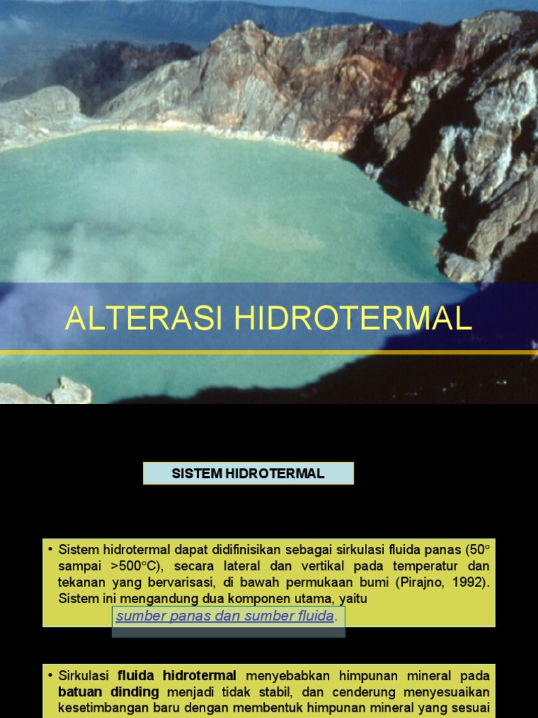 Sistem Hidrotermal dan Alterasi | PDF