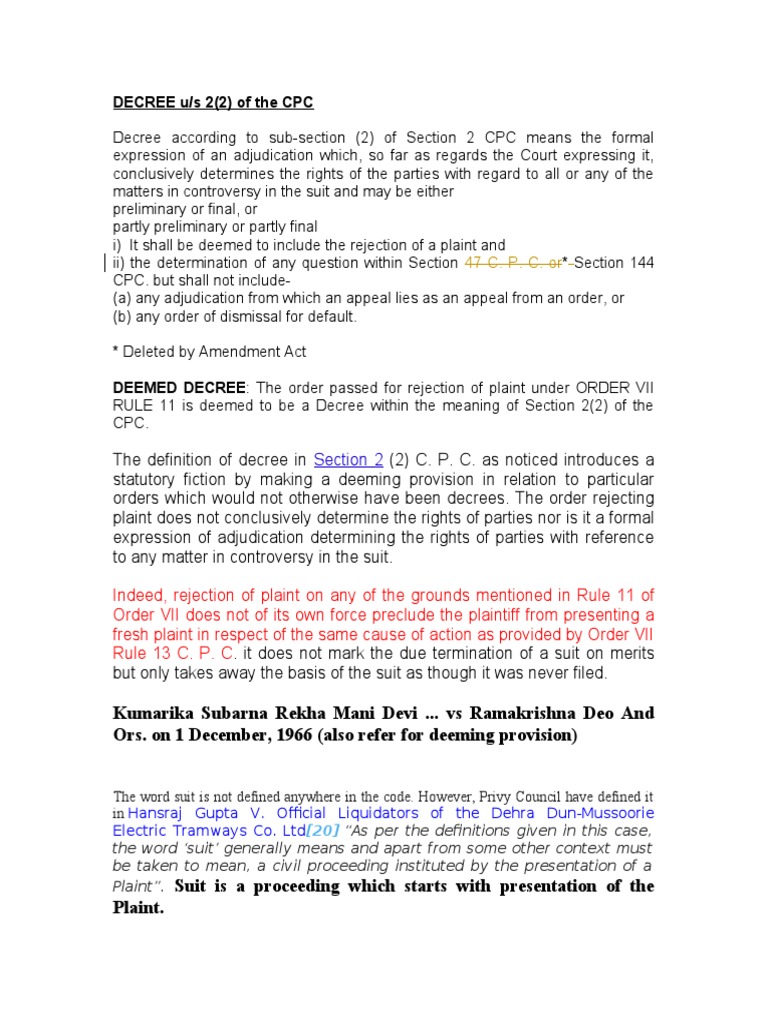 Decree and Order | PDF | Decree | Judgment (Law)