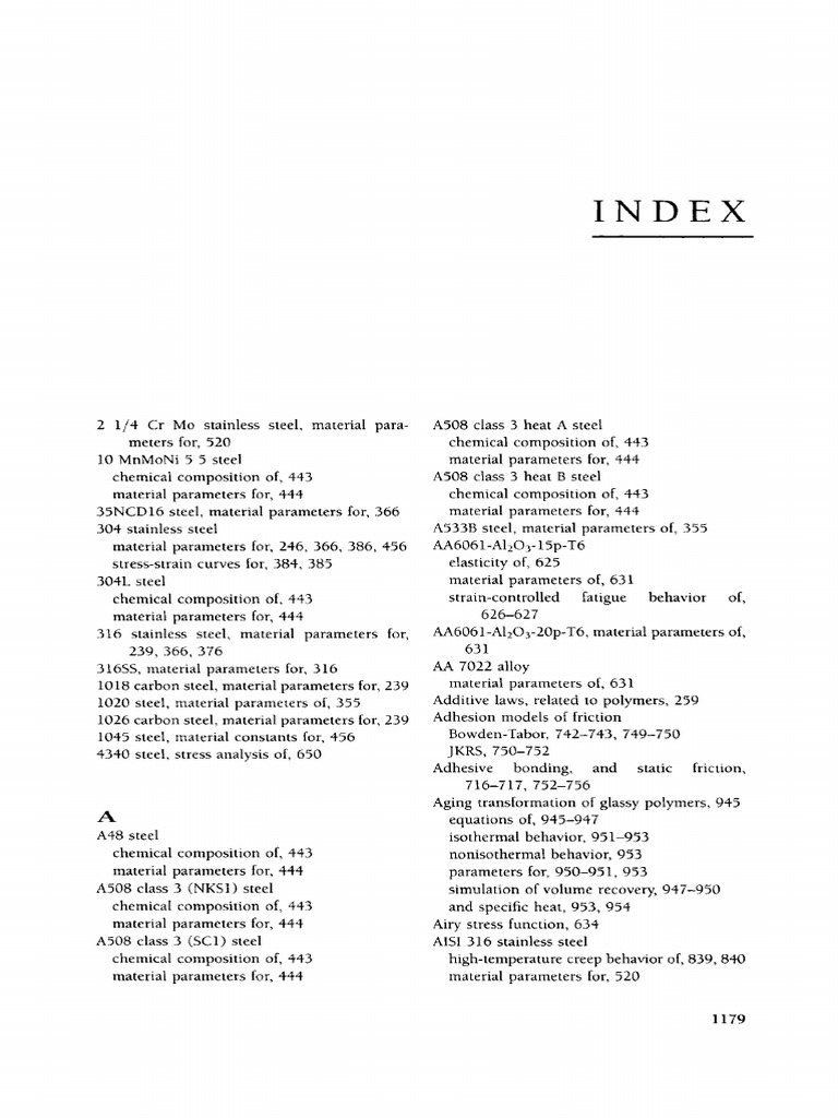 Index | PDF | Fracture | Fracture Mechanics
