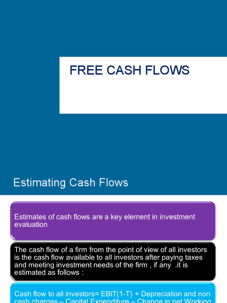 Free Cash Flows | PDF | Free Cash Flow | Financial Economics