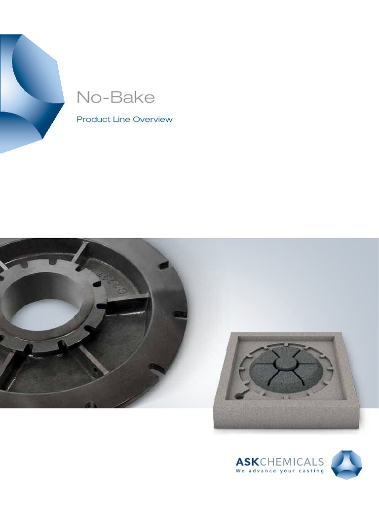 No-Bake: Product Line Overview | PDF | Casting (Metalworking) | Foundry