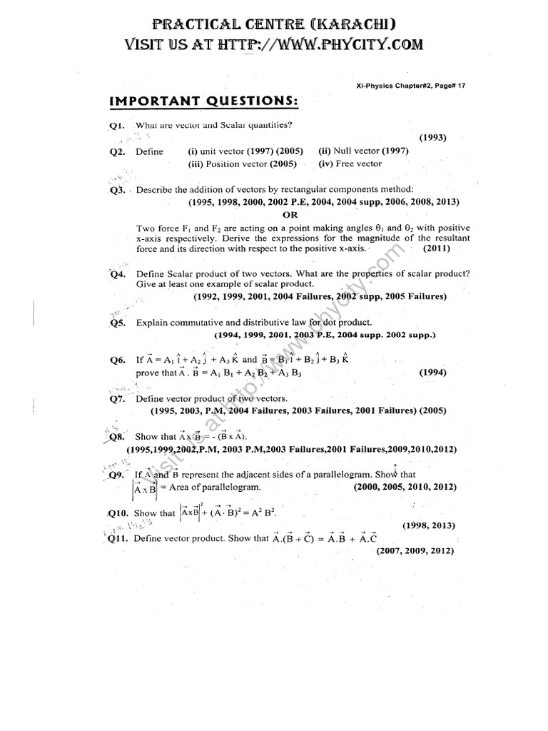 Past Questions 02 PDF | PDF