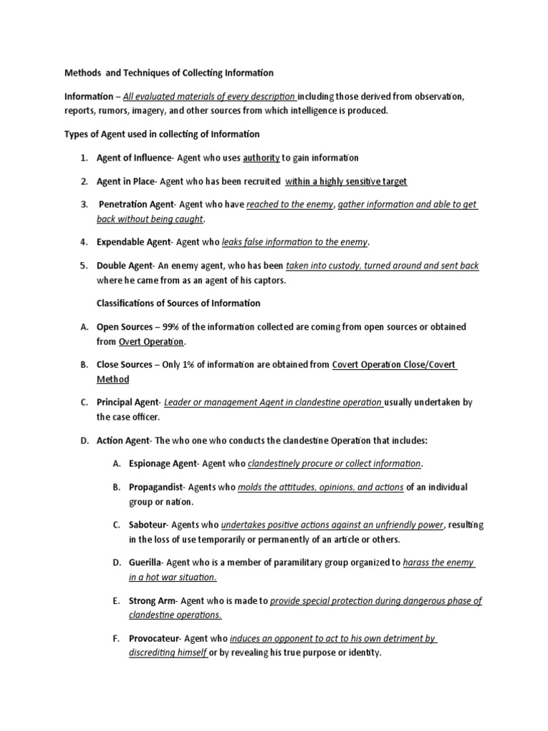 A Comprehensive Guide to Methods and Techniques for Collecting ...
