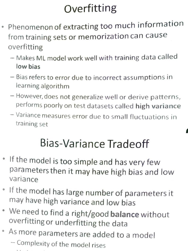 Overfitting: Extracting Too Much | PDF | Cross Validation (Statistics) | Statistical Models