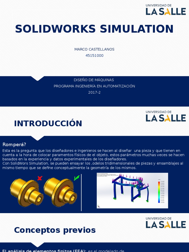 Solidworks Simulation | PDF | Método de elementos finitos | Pandeo