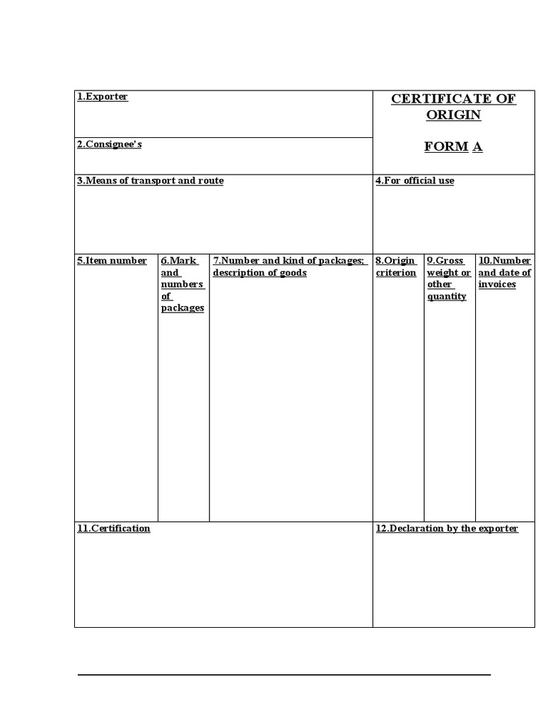 Modelo Form-A | PDF
