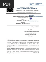 Contoh Replik Penggugat1 (Perdata) | PDF | Hukum