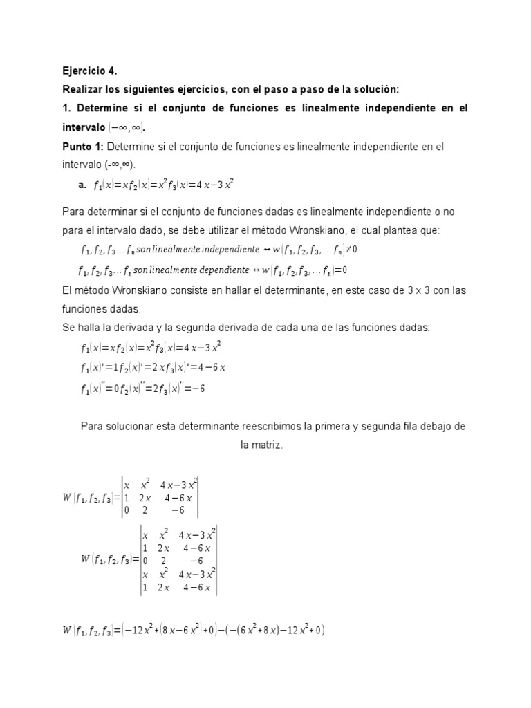 Ejercicios De Ecuaciones Diferenciales Homogeneas Resueltos Pdf
