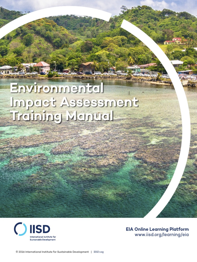 EIA-training Manual PDF | PDF | Environmental Impact Assessment | Sustainability