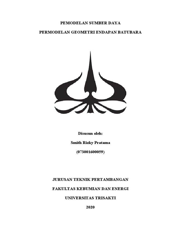 Model Geometri Endapan Batubara | PDF