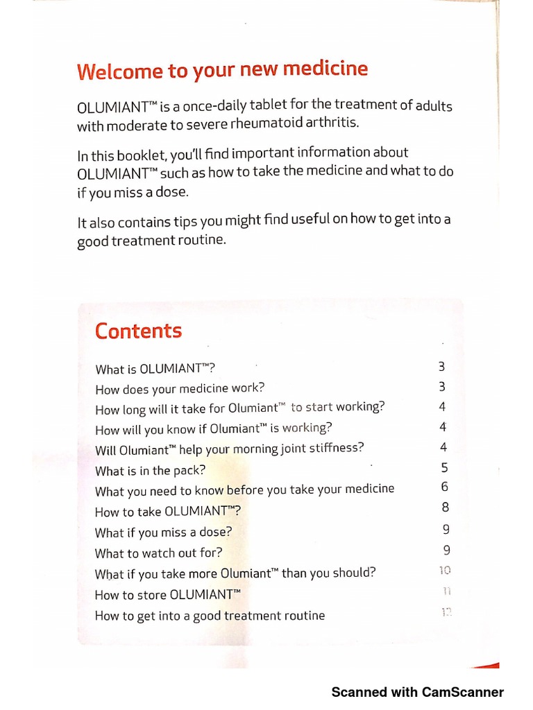 Olumiant Brochure | PDF