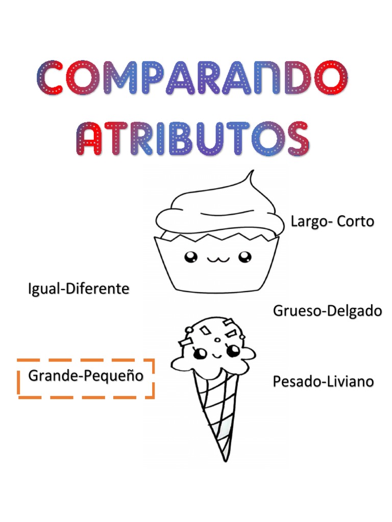 Comparar Atributos GRANDE-PEQUEÑO | PDF