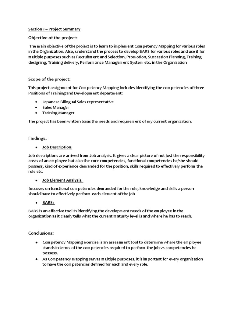 CLDM Sample Project | PDF | Competence (Human Resources) | Goal