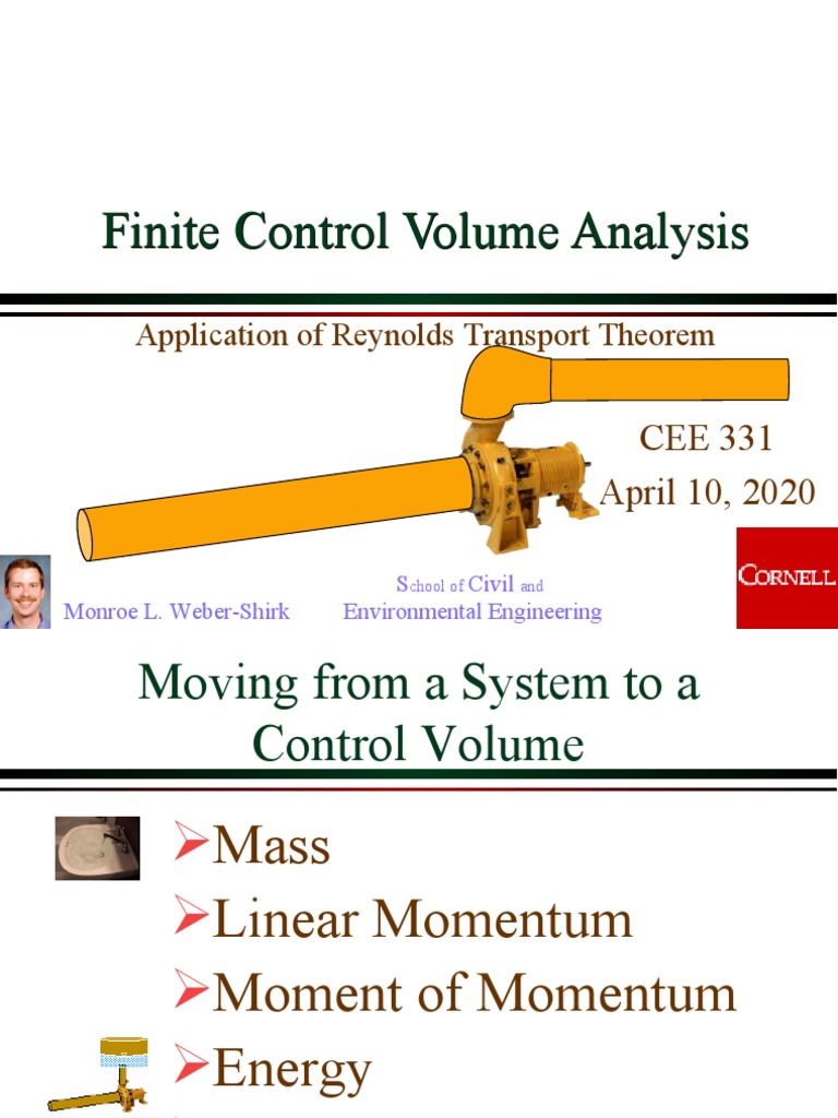 Control Volume Momentum Analysis | PDF | Fluid Dynamics | Momentum