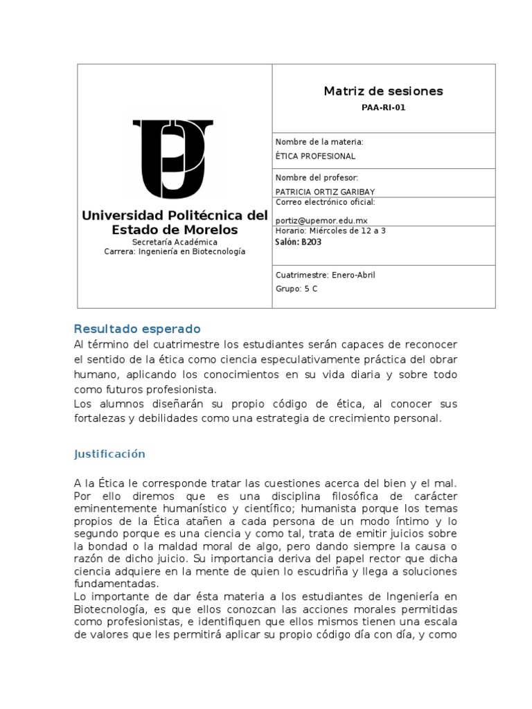 5 C Ibt Matriz de Ética Profesional | PDF | Moralidad | Mal