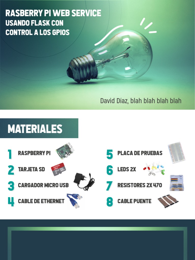 Control de LEDs mediante una interfaz web con Flask en Raspberry Pi | PDF | Raspberry Pi ...