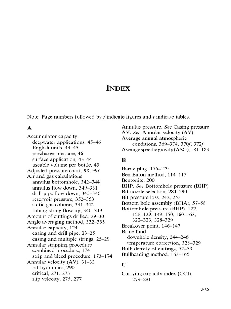 Drilling Formulas and Calculations Guide | PDF | Casing (Borehole ...