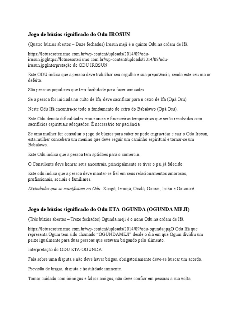 IROSUN | PDF | Santeria | Religião e crença