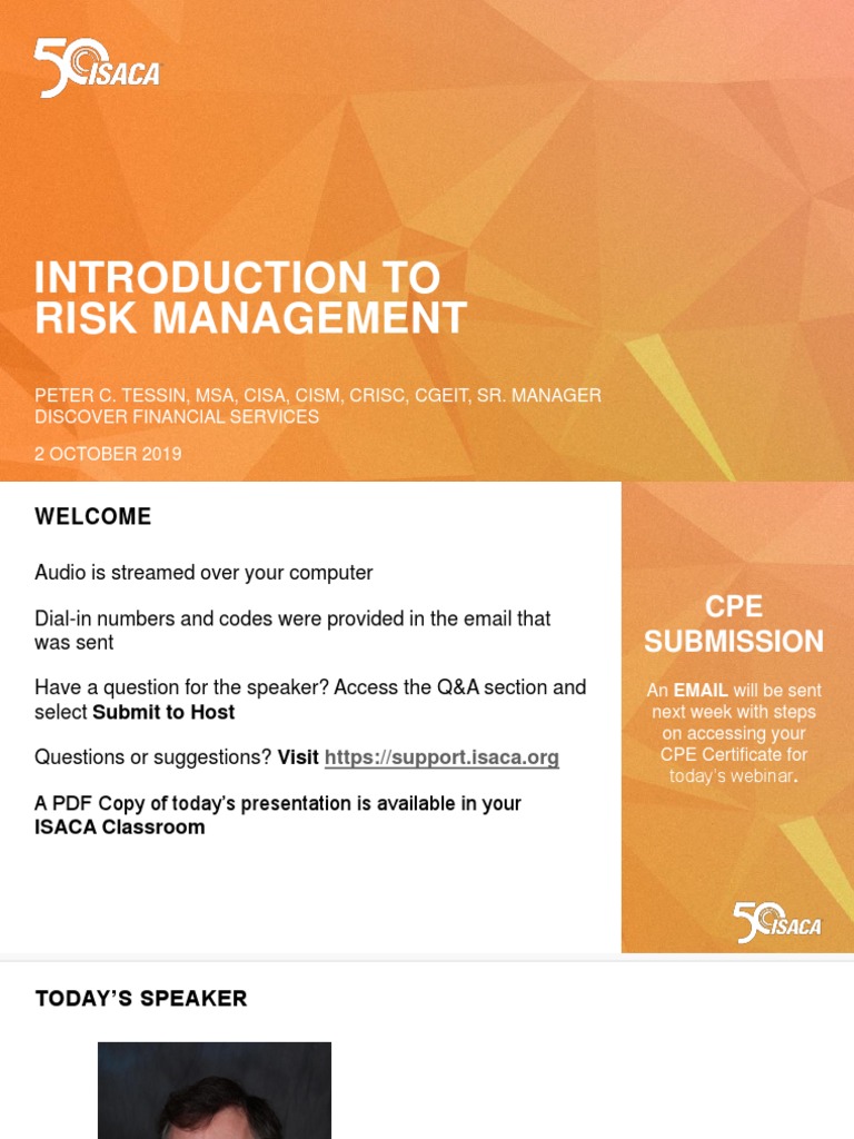 Introduction To Risk Management | PDF | Risk | Risk Management