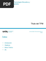 Ejemplo de TFM Unir | PDF | Inclusión (Educación) | Aprendizaje