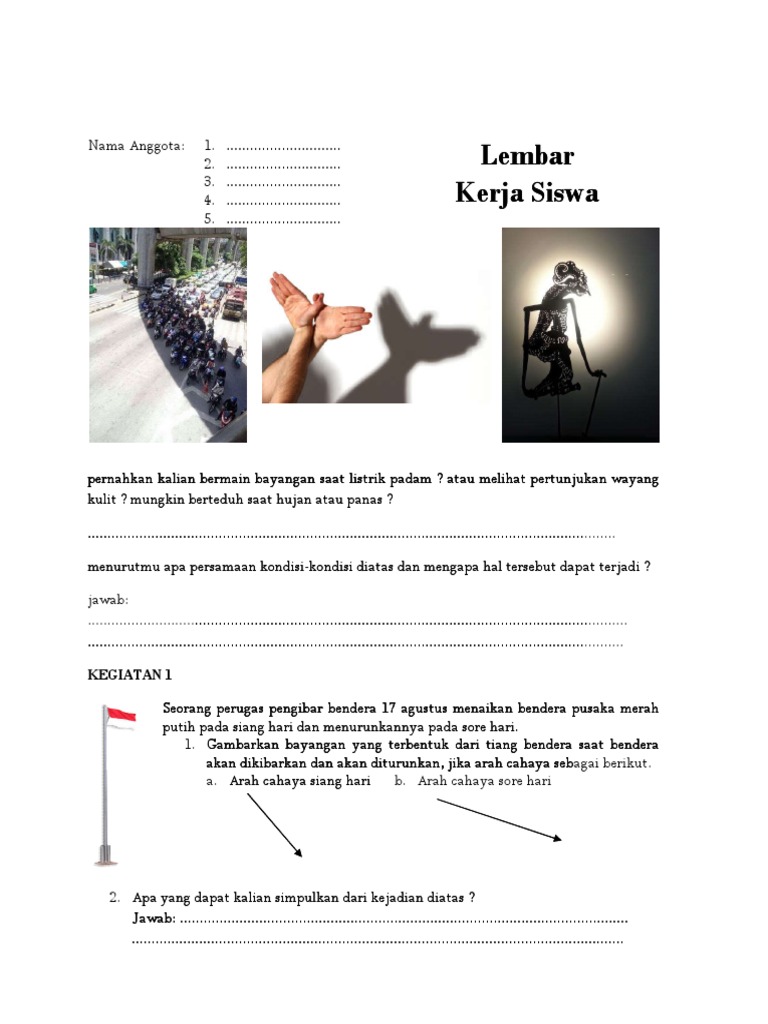 Aktivitas Bayangan dan Proyeksi Vektor | PDF
