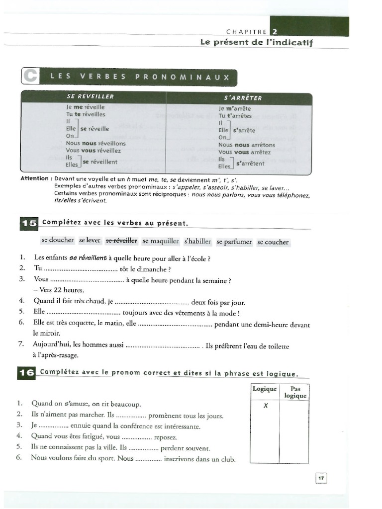 Les Verbes Pronominaux Exercices Pdf – OIJXJA