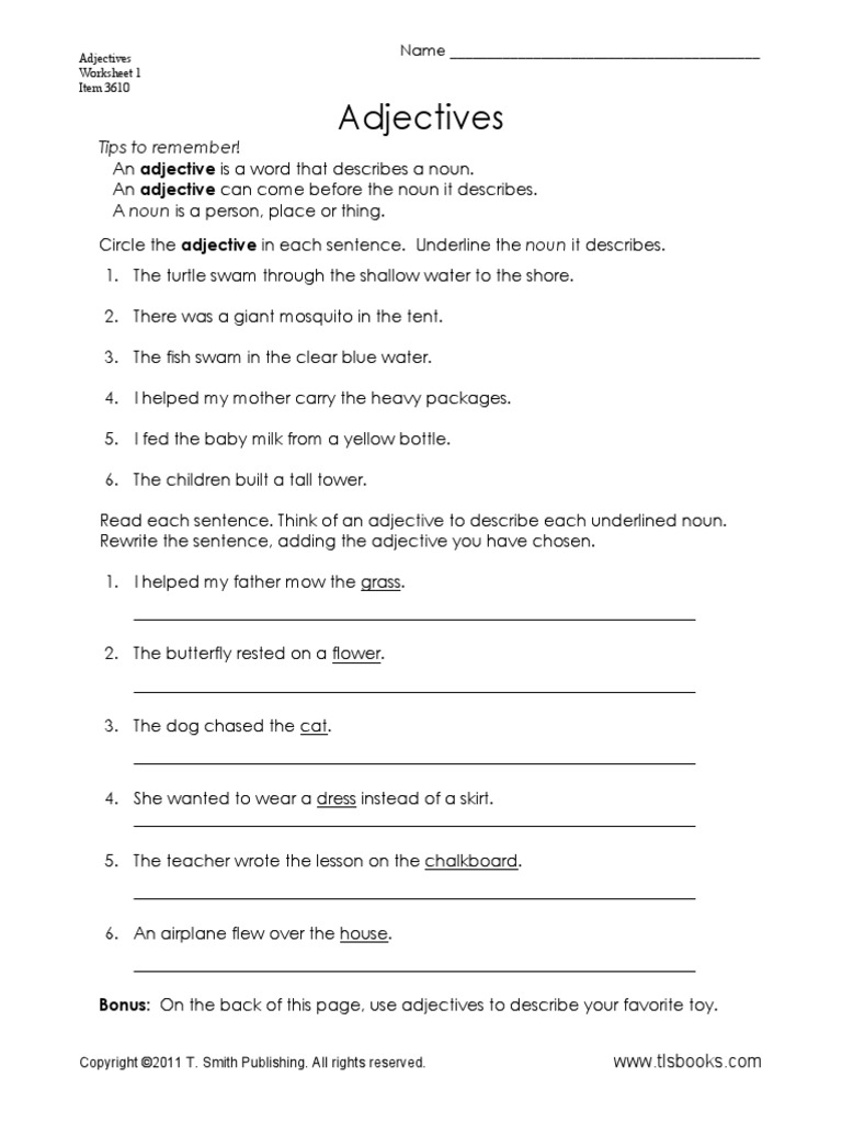 Adjectives 1 | PDF | Scientific Classification | Adjective