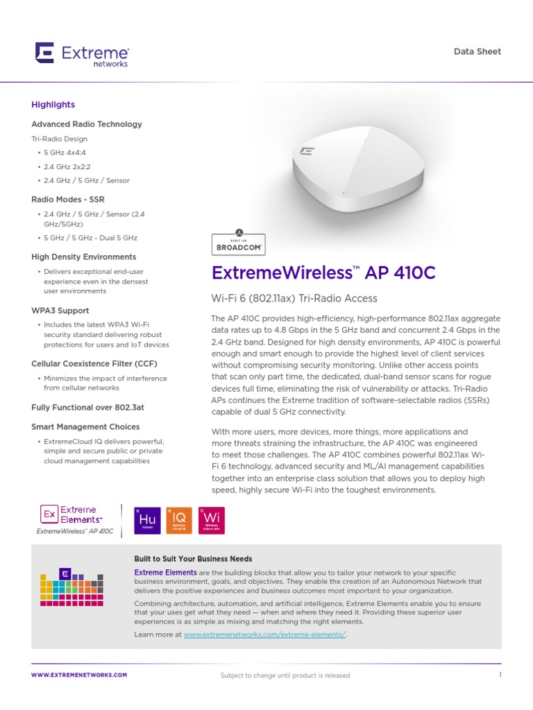 Ap410c Data Sheet PDF | PDF | Ieee 802.11 | Wi Fi