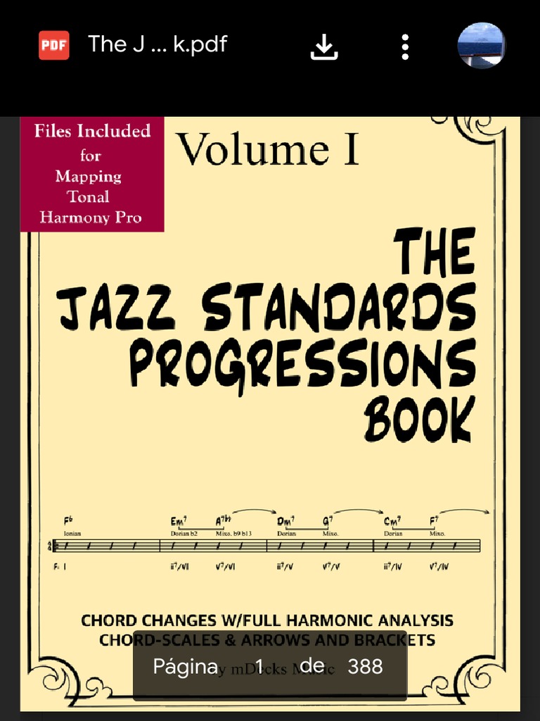 Jazz Standard Progression | PDF