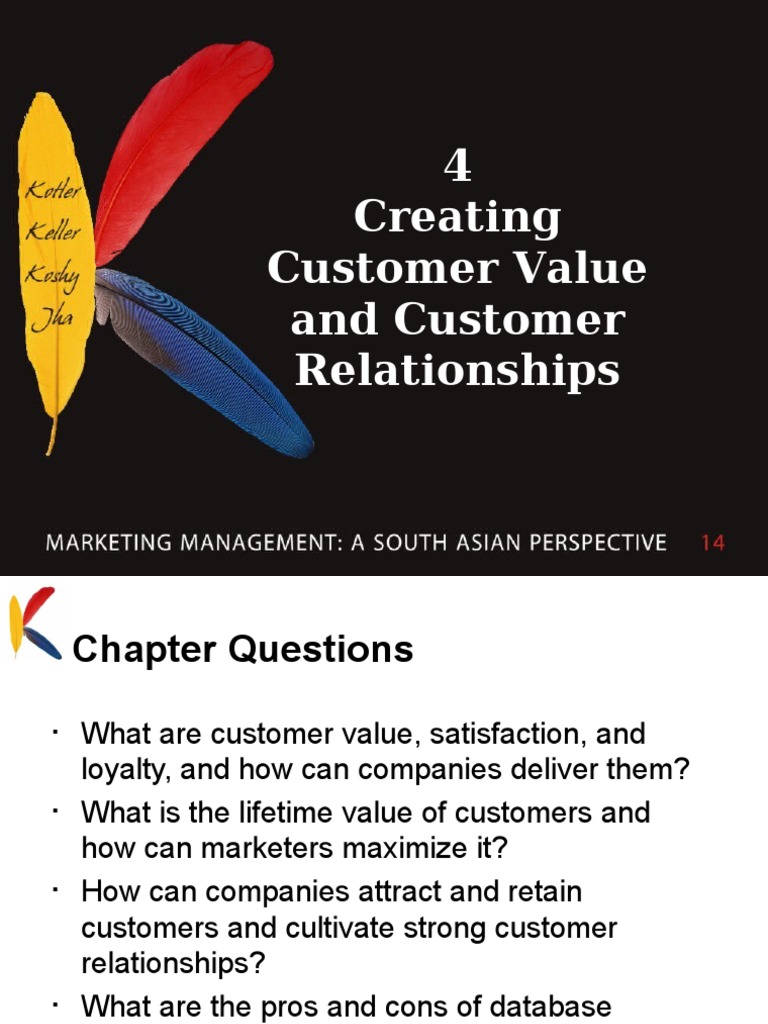 4 Creating Customer Value and Customer Relationships | PDF | Customer ...